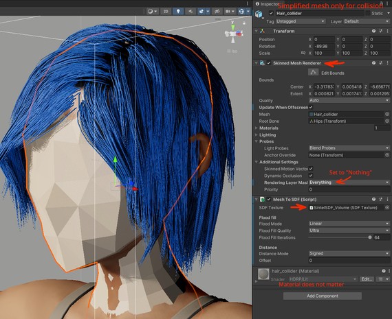 Using Unity's strand-based hair package - Scthe's blog